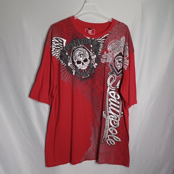 South Pole | Shirts | Southpole Truth Liberty Mcmxci Shirt Mens 5xb Red ...